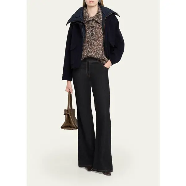 Brunello Cucinelli Couture Wool Coat With Detachable Padding