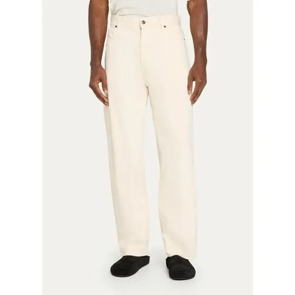 THE ROW Denim Straight Leg Five-pocket Pants