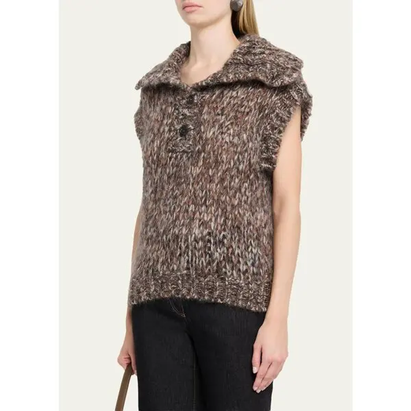 Brunello Cucinelli Winter Crochet Mohair Sweater