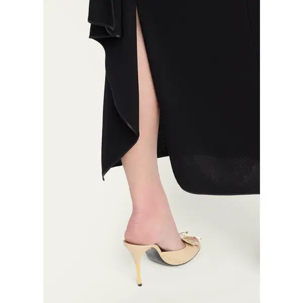 Valentino Garavani Cowl-neck Column Maxi Dress