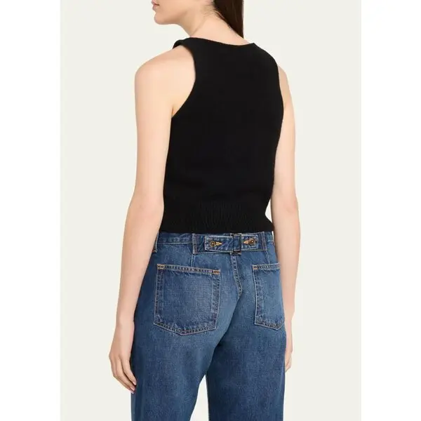 Brandon Maxwell Reese V-neck Tank Top