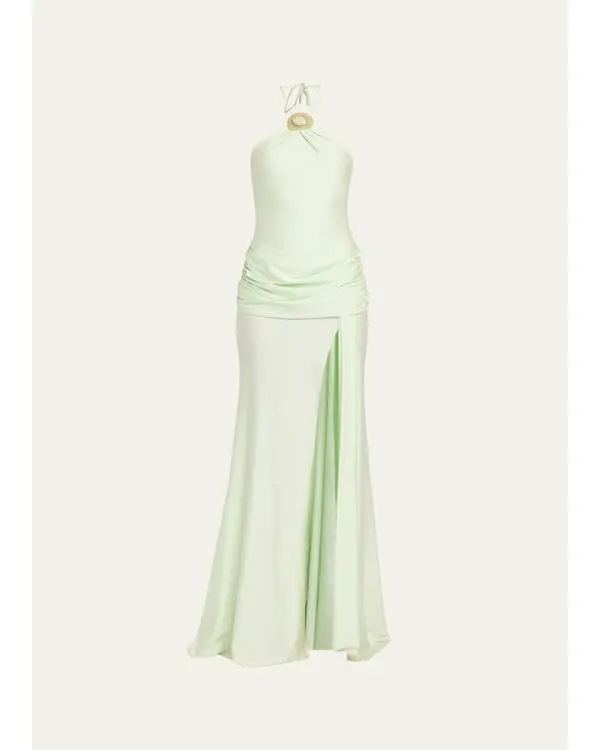 SHANI SHEMER Valentine Draped Maxi Dress