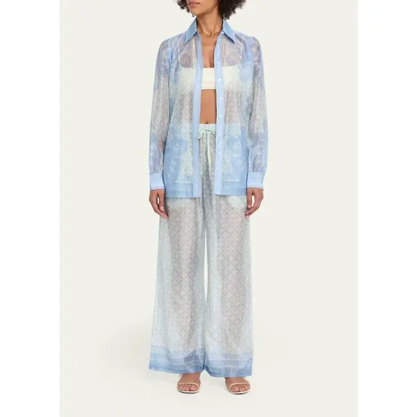 SHANI SHEMER Macey Wide-leg Drawstring Pants