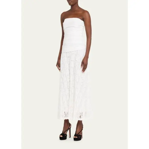 Simkhai Annalise Cotton Lace Midi Dress