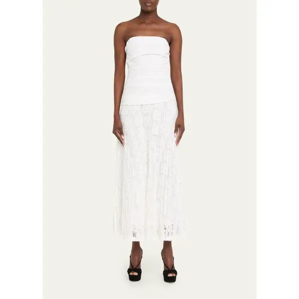 Simkhai Annalise Cotton Lace Midi Dress