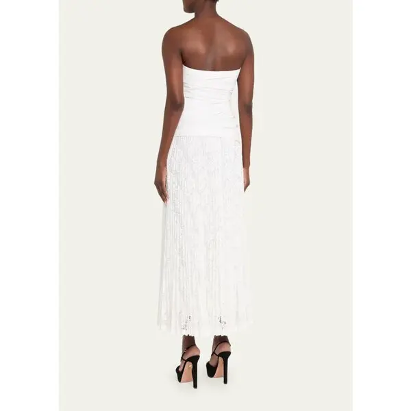 Simkhai Annalise Cotton Lace Midi Dress