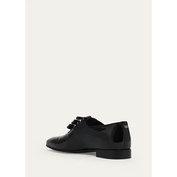 Valentino Garavani Pas Des Dieux Oxfords In Patent Leather