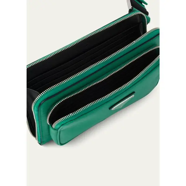 Prada Saffiano Belt Bag - Green