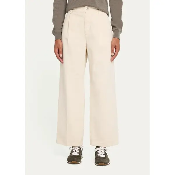 Brunello Cucinelli Gart Dye Straight-leg Ankle Pants - Latter