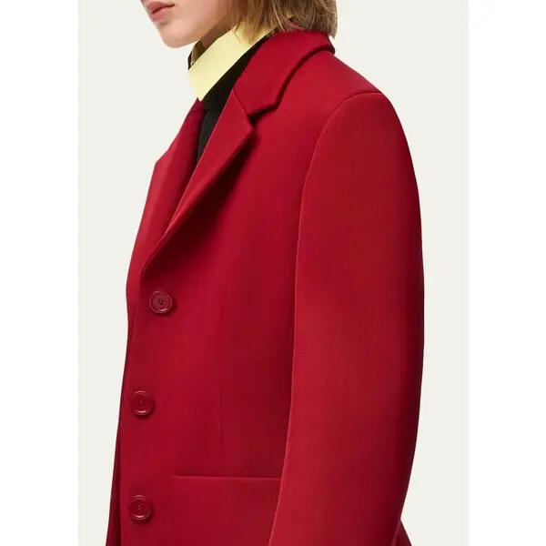 Loewe Wool-blend Single-breasted Jacket