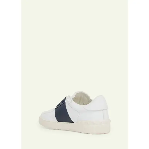 Valentino Garavani Open Calfskin Sneakers - White/black