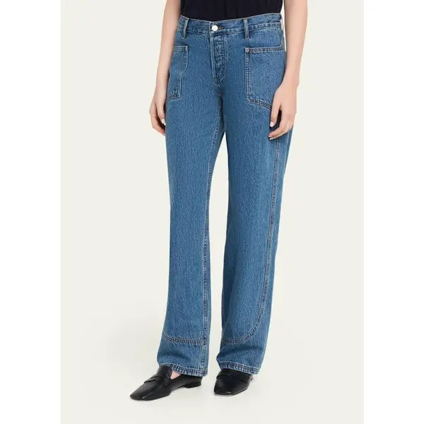 Still Here Supply Straight-leg Utility Jeans - Classic