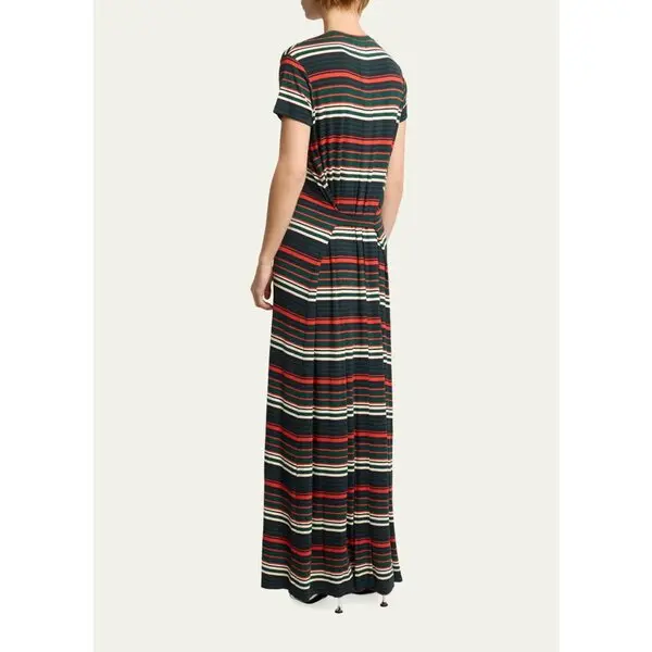 Proenza Schouler White Label Noelle Striped Stretch Cotton Dress