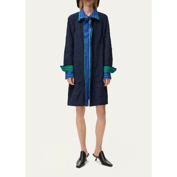 Loewe Layered Collar Long-sleeve Shirtdress