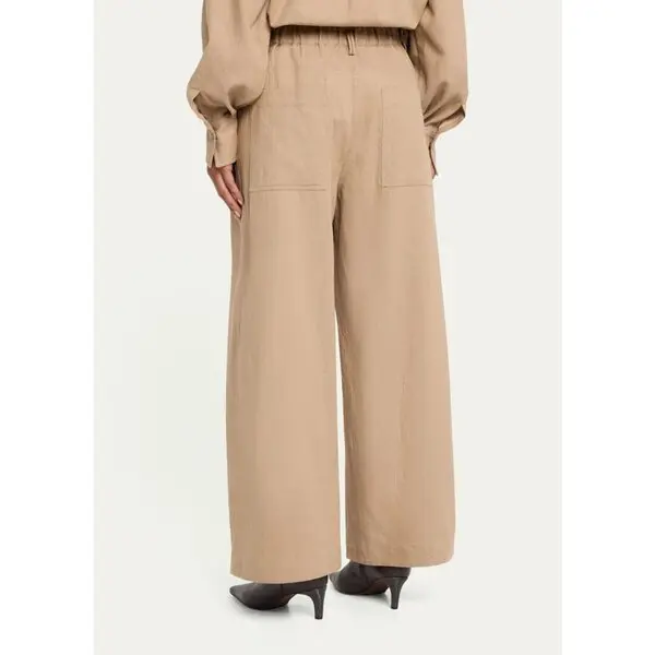 Brunello Cucinelli Sparkle Twill Wide-leg Pants