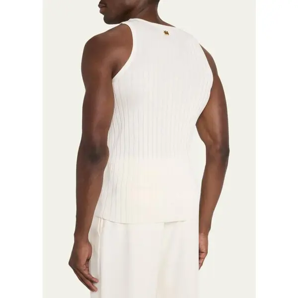 Amiri Ma Hardware Ribbed Tank Top