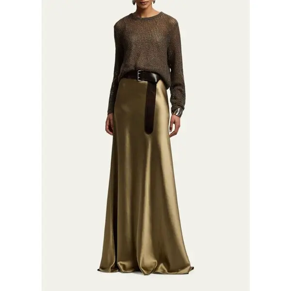Ralph Lauren Metallic Mesh Boatneck Sweater