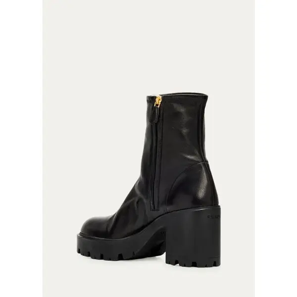 Prada 85mm Nappa Leather Ankle Boots