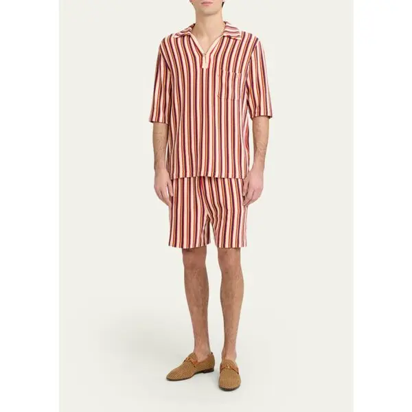 Valentino Garavani Striped Toweling Shorts