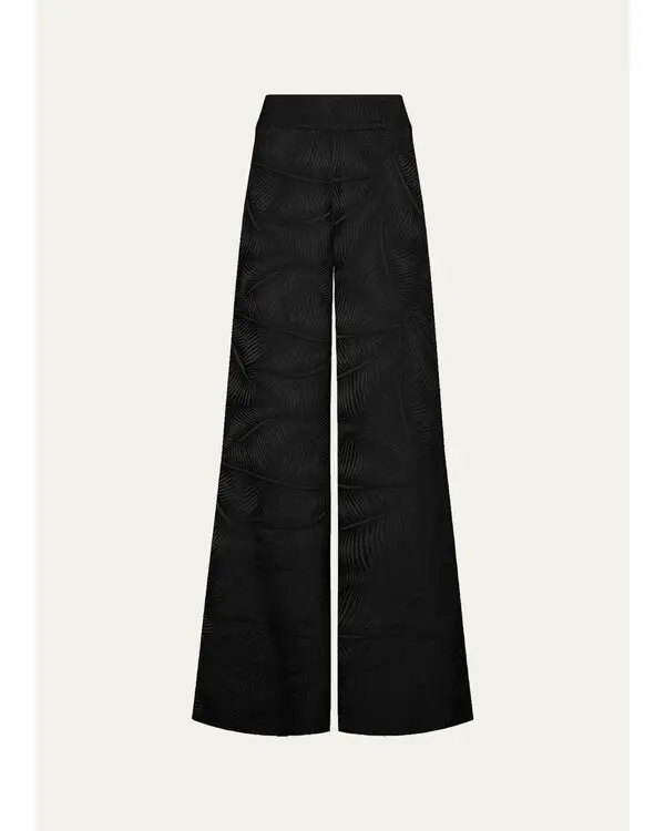 Johanna Ortiz Laidback Energy Wide-leg Pants - Black