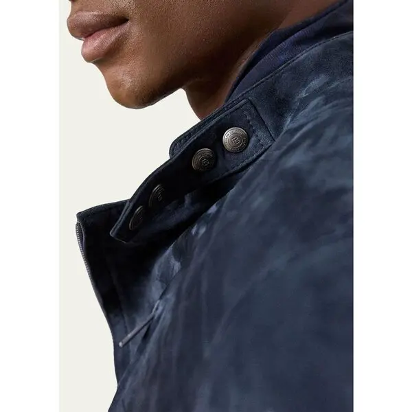 Ralph Lauren Purple Label Suede Moto Jacket