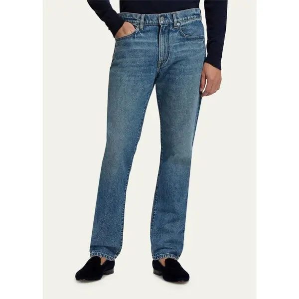 Ralph Lauren Purple Label American Indigo Slim-straight Fit Jeans