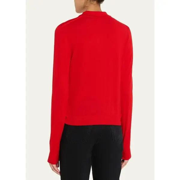 RÙADH Dea Slim-fit Wool Knit Polo