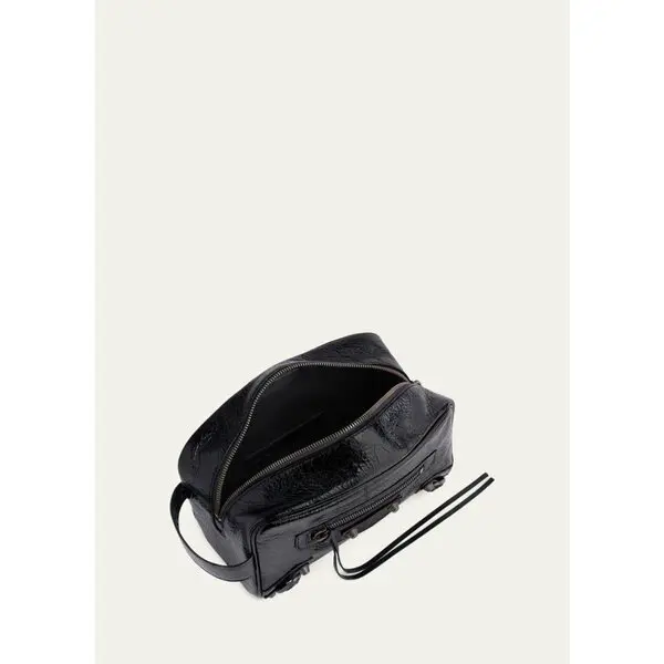 Balenciaga Le City Leather Toiletry Bag