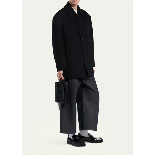 Balenciaga Le City Leather Toiletry Bag