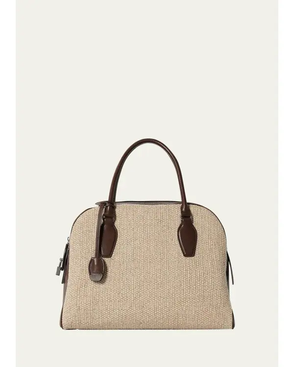 THE ROW India 12.00 Top-handle Bag In Canvas