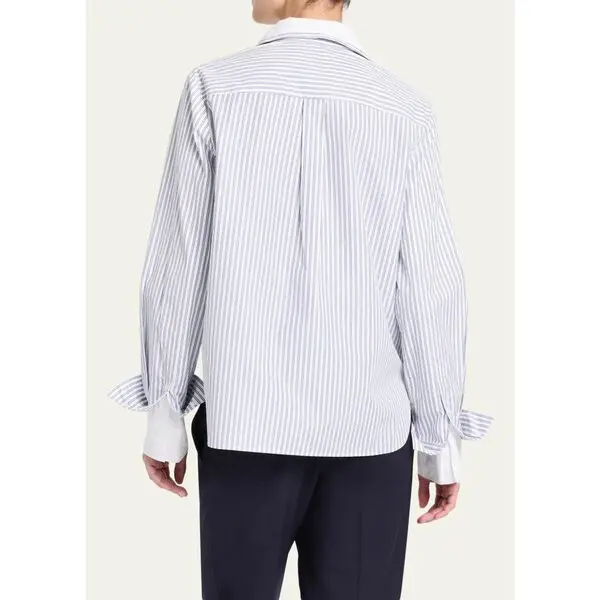 TWP Double Layer Boyfriend Shirt