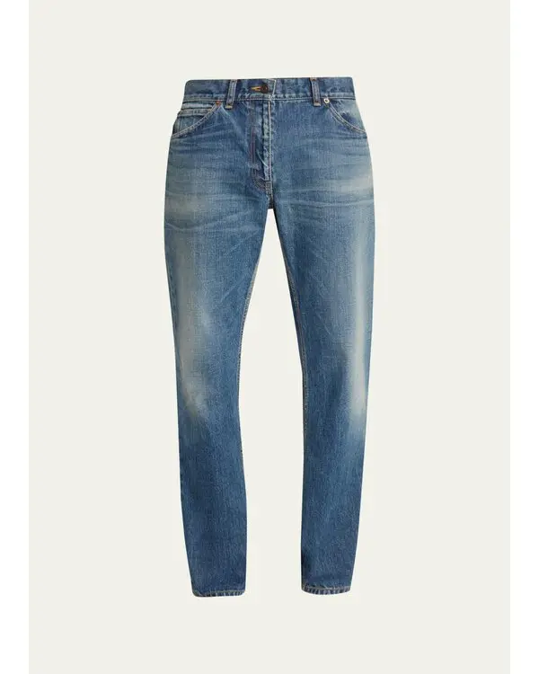 THE ROW Dinni Low-rise Straight-leg Jeans