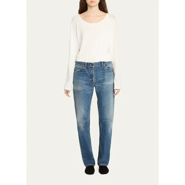 THE ROW Dinni Low-rise Straight-leg Jeans