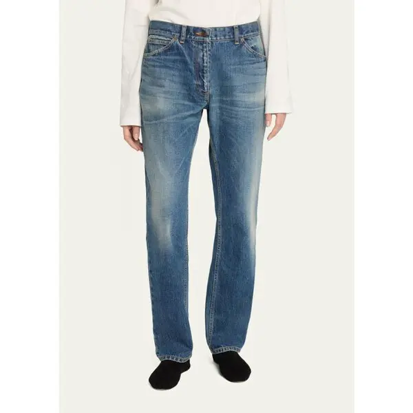 THE ROW Dinni Low-rise Straight-leg Jeans