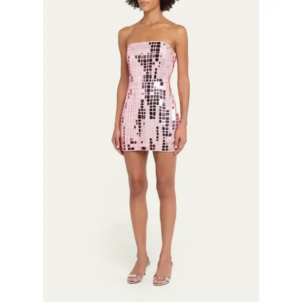 Retrofete Kaleido Strapless Mini Dress