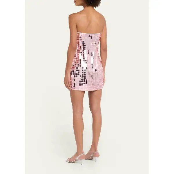 Retrofete Kaleido Strapless Mini Dress