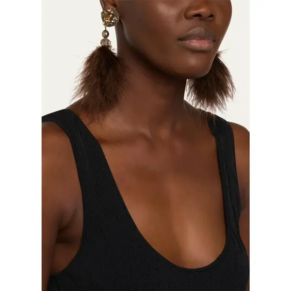 Ranjana Khan Alice Mini Pom Earrings