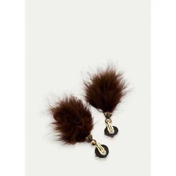 Ranjana Khan Alice Mini Pom Earrings