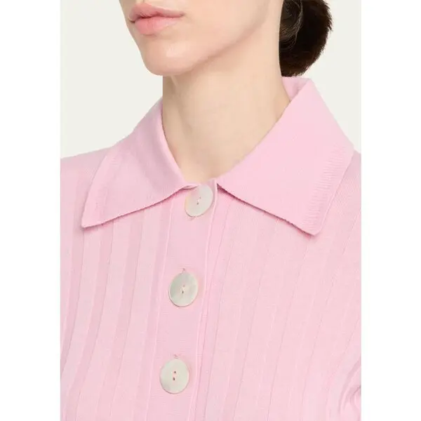 NACKIYE Sugarman Short Sleeve Knit Polo