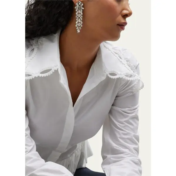 BEN-AMUN Large Crystal Drop Earrings
