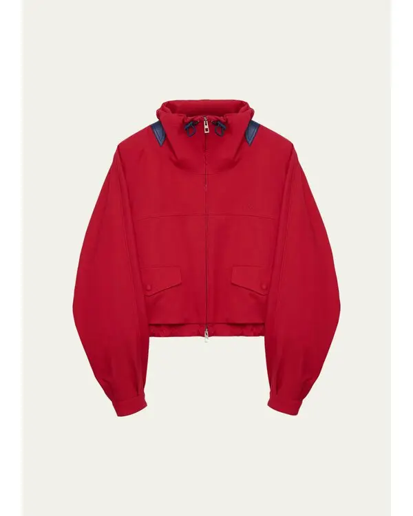 Loewe Lightweight Cropped Technical Jacket