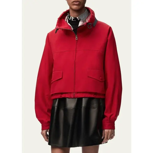 Loewe Lightweight Cropped Technical Jacket
