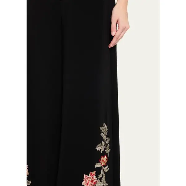 Cinq À Sept Rococo Embroidered Pants