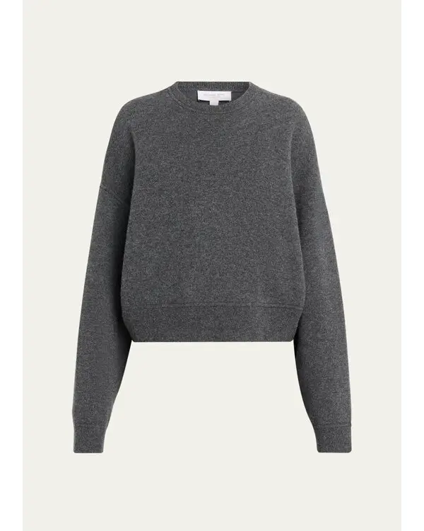 Michael Kors Drop Shoulder Cashmere-blend Sweatshirt - Graphite Multi