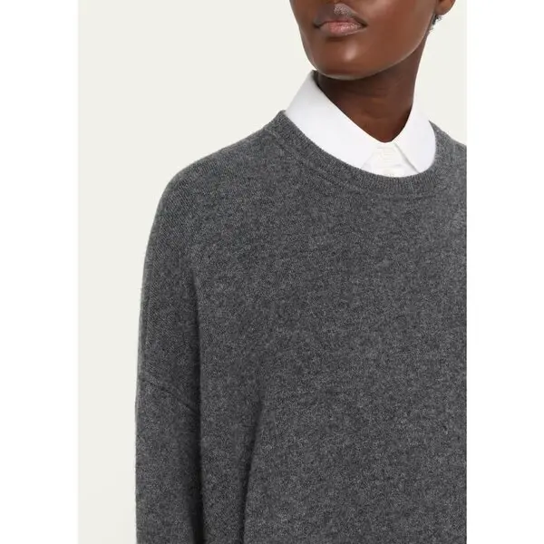 Michael Kors Drop Shoulder Cashmere-blend Sweatshirt