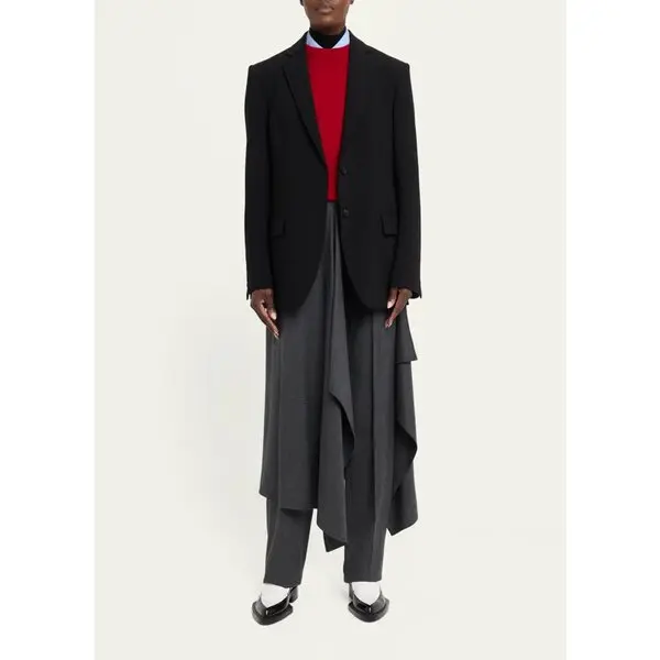 Michael Kors Point-collar Cotton Poplin Dickey