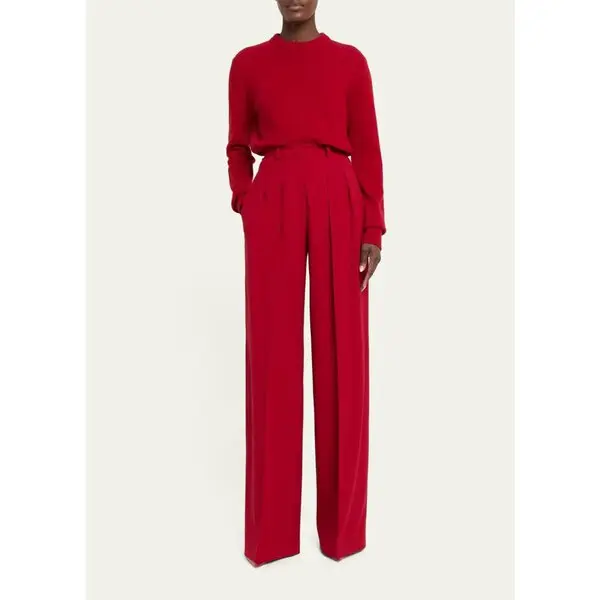 Michael Kors Pleated Wide-leg Trousers