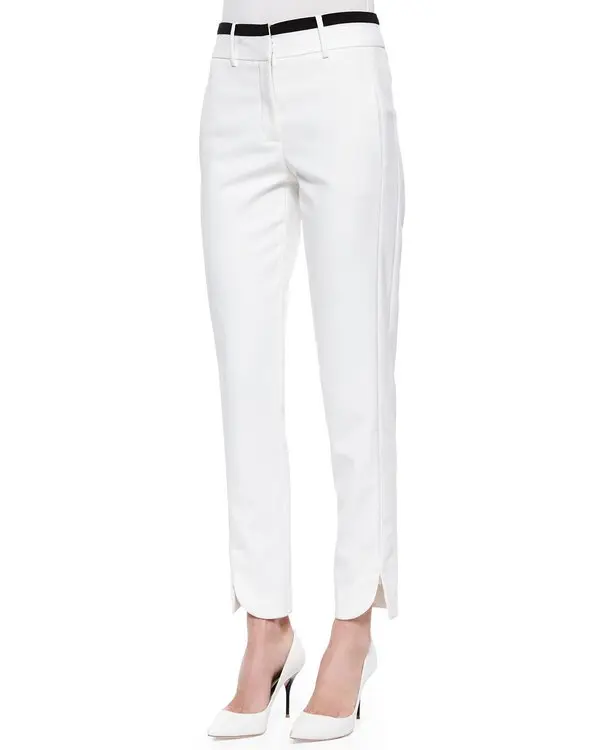 Theory Pinstriped Tailored Shirt - Bkmu