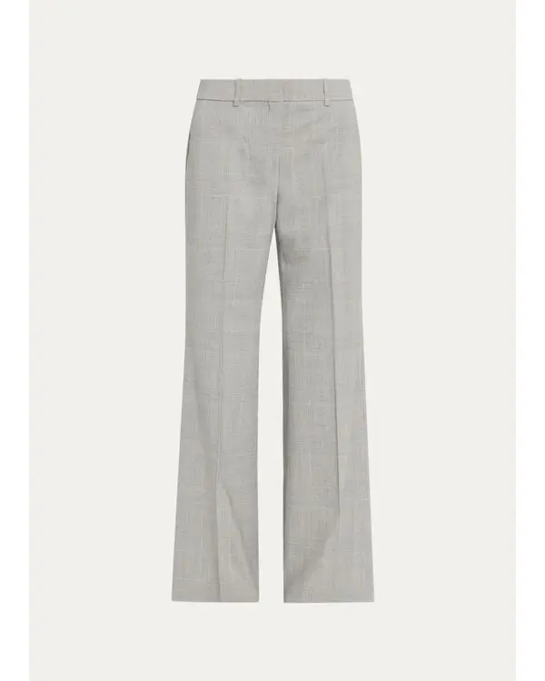 Theory Fluid Flare High-rise Pants