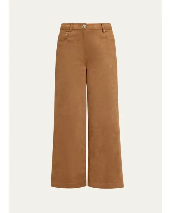 TOCCIN Blaire Cropped Wide-leg Weekend Pants
